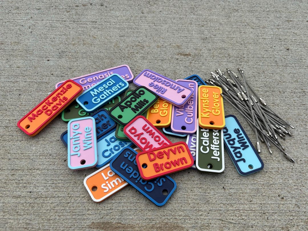 Personalized 3D Printed Tags - Luggage, Nametag, Special Occasion - Etsy