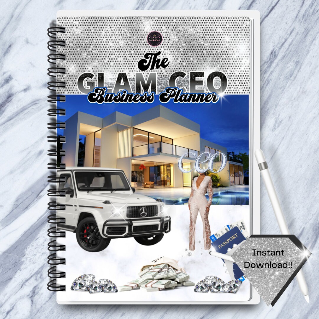 The Glam CEO Digital Business Planner Goodnotes - Etsy