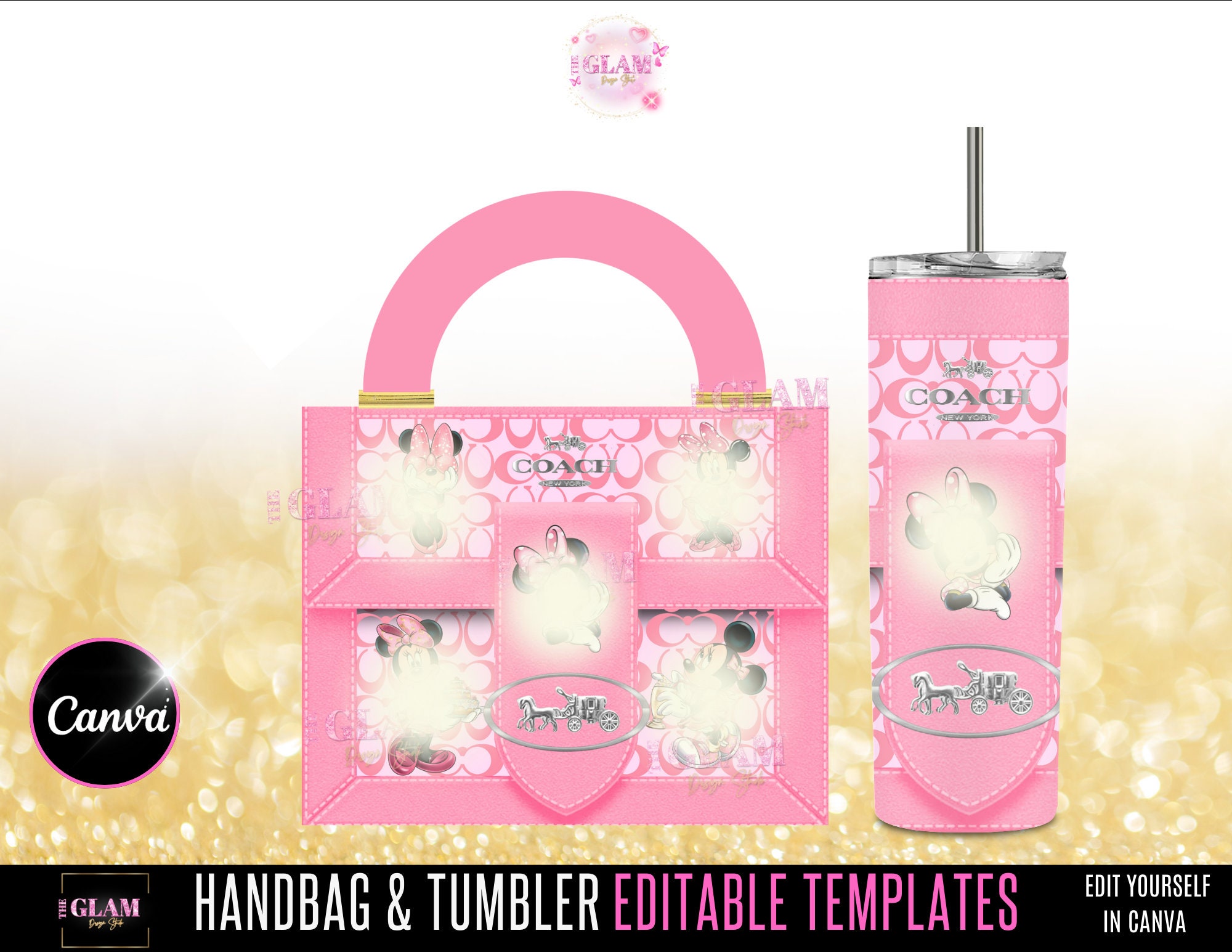 Handbag Gift Box Template, Purse Template, DIY Purse Template, Designer ...