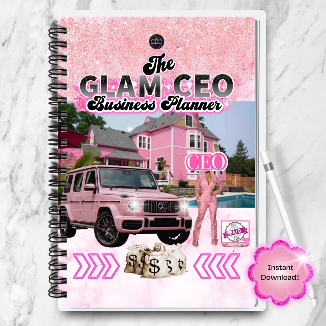 The Glam CEO Digital Business Planner (goodnotes) - Etsy