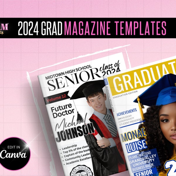 2024 Graduation Template Png - Etsy