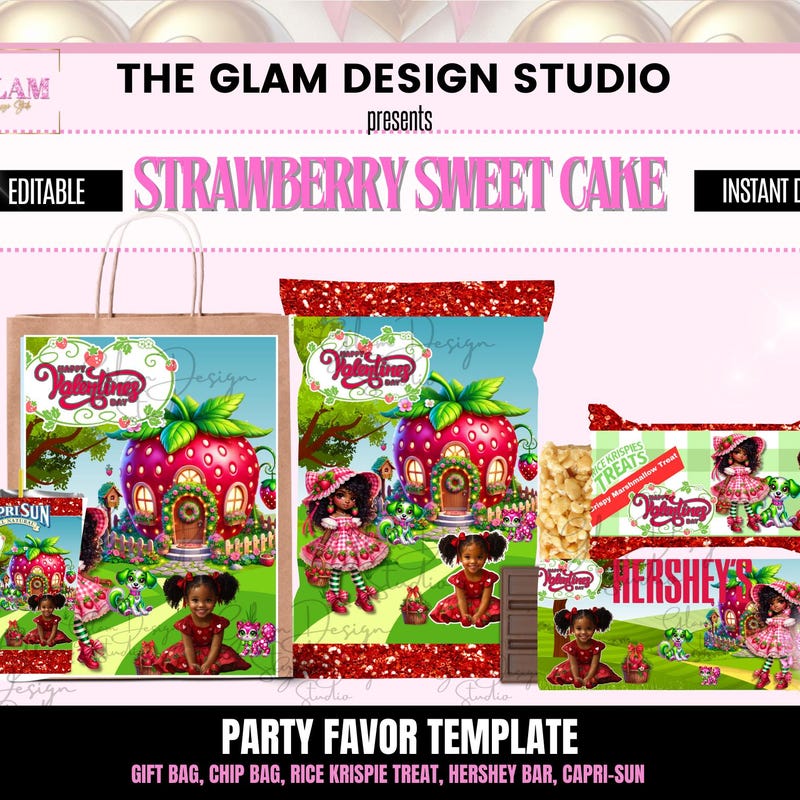 Strawberry Shortcake Svg - Etsy