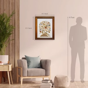 India Wall Art of Kalpataru Tree of Life | Embroidery & Needlepoint ...