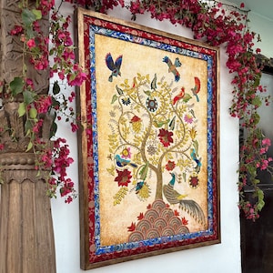 Handmade Bespoke Luxury Artwork From India “kalpvriksh” Divine Tree of ...