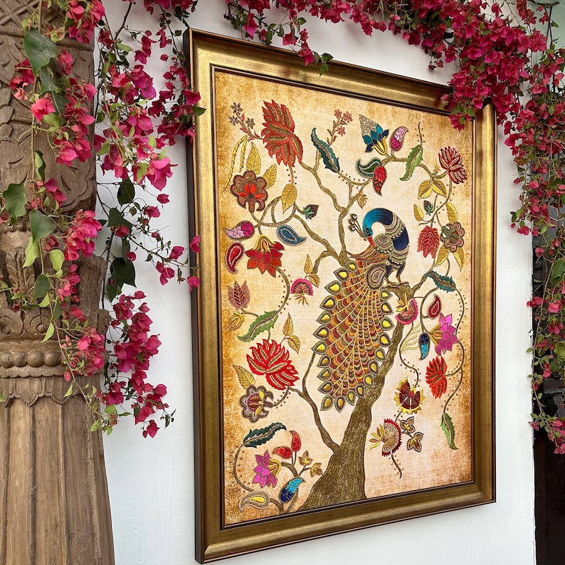 Handmade Bespoke Luxury Artwork From India mayura Peacock - Etsy