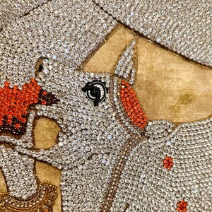 Surabhi Cow & Calf, the Goddess of Abundance. Handmade Bejewelled ...