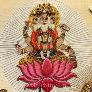 Ananthasayanam – Lord Vishnu With Goddess Sridevi Bhudevi & Lord Brahma ...