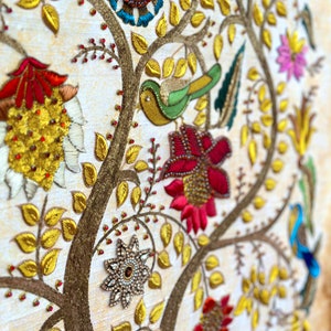 Handmade Bespoke Luxury Artwork From India “kalpvriksh” Divine Tree of ...