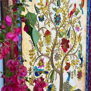 Handmade Bespoke Luxury Artwork From India “kalpvriksh” Divine Tree of ...