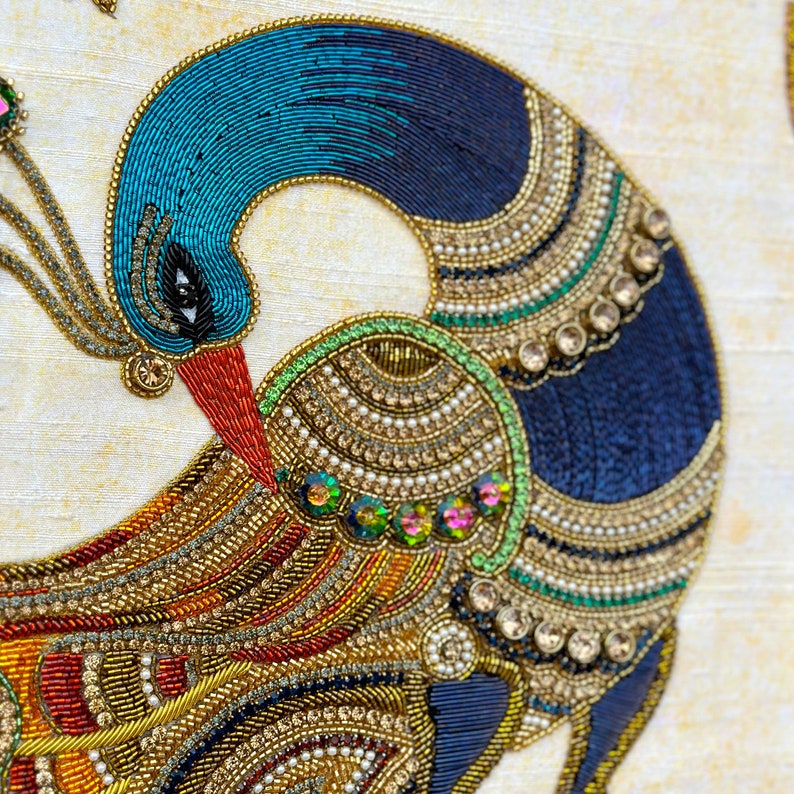 Handmade Bespoke Luxury Artwork From India mayura Peacock - Etsy