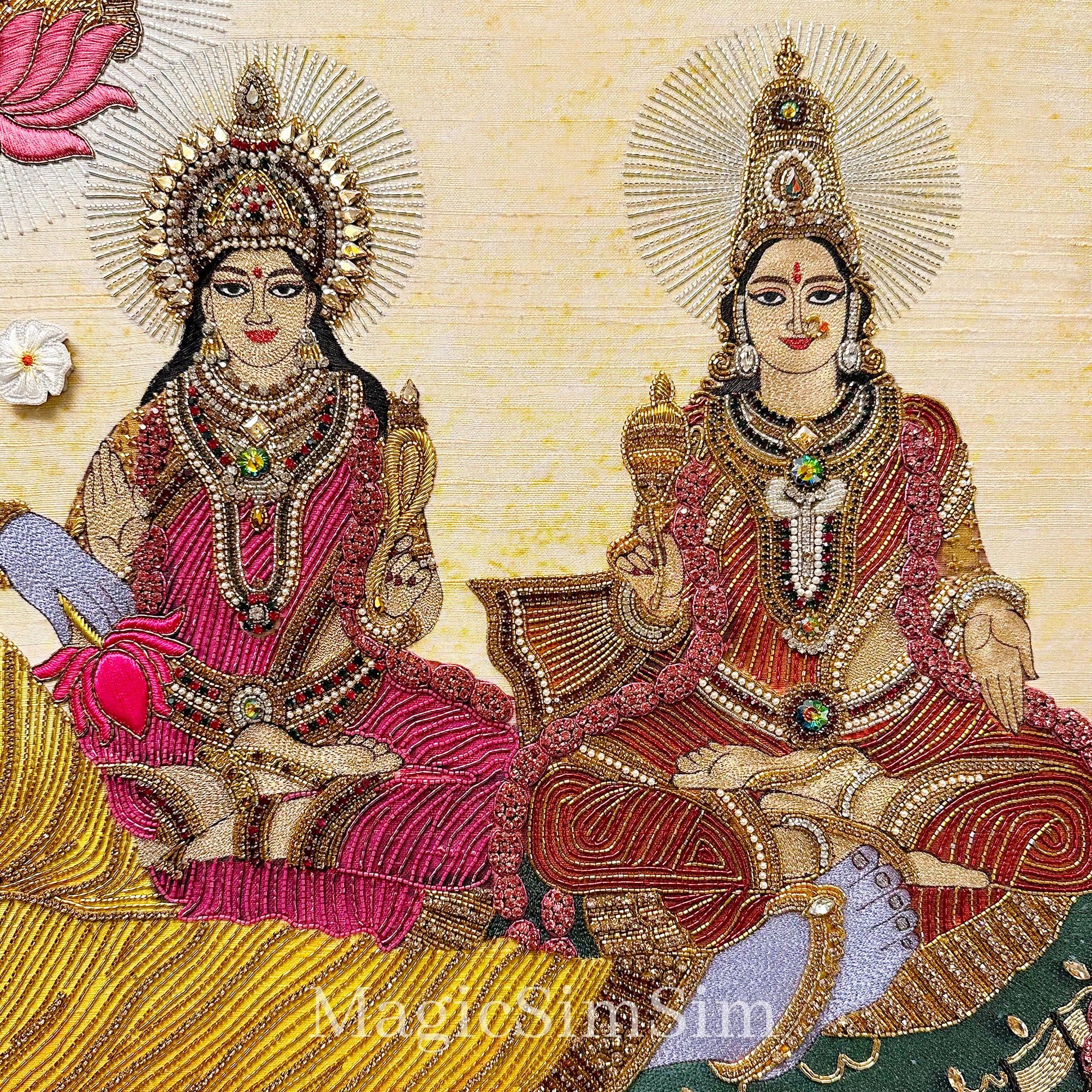 Ananthasayanam Lord Vishnu With Goddess Sridevi Bhudevi & Lord Brahma ...
