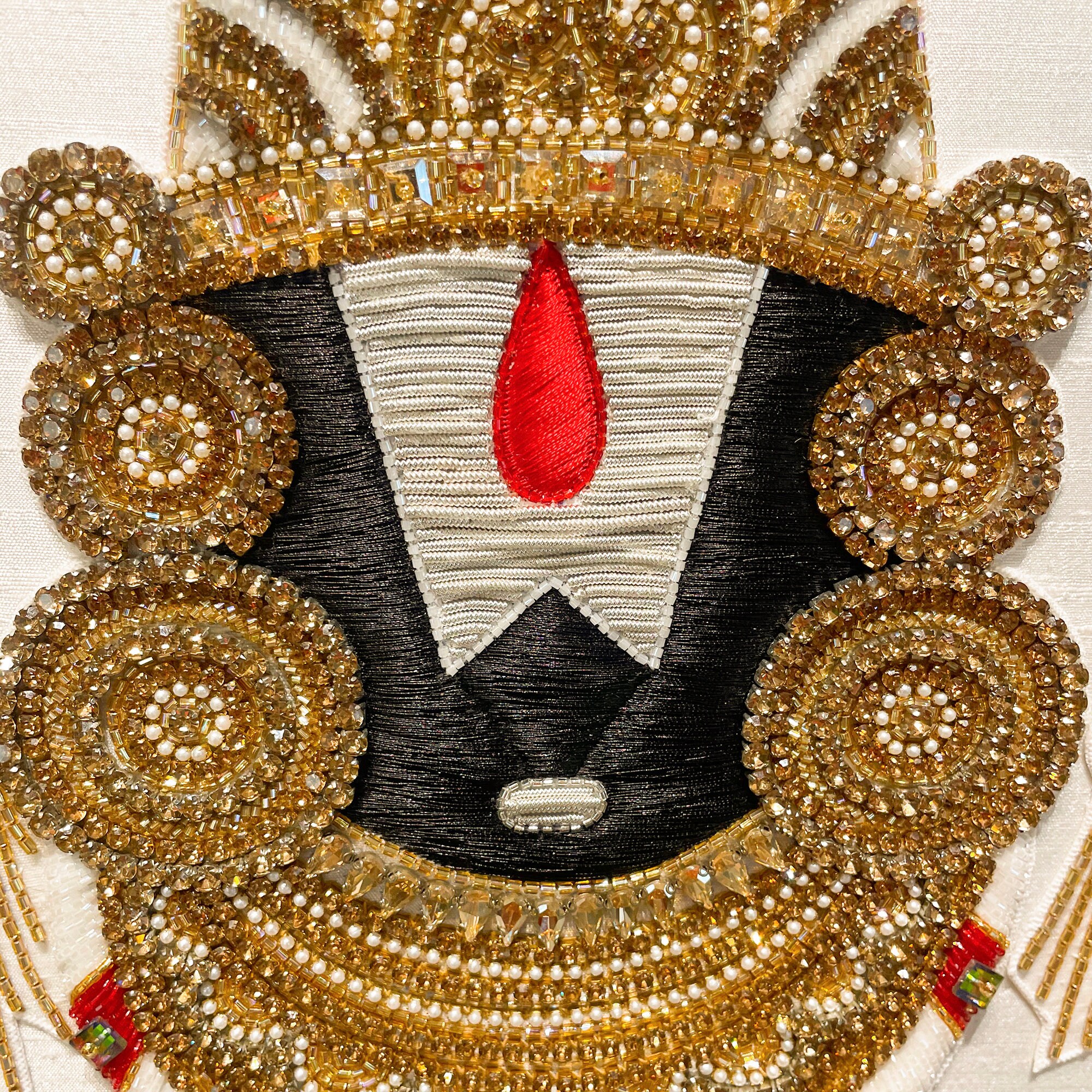 Lord Venkateswara, Tirupati Balaji Handmade Embroidered Bejewelled ...