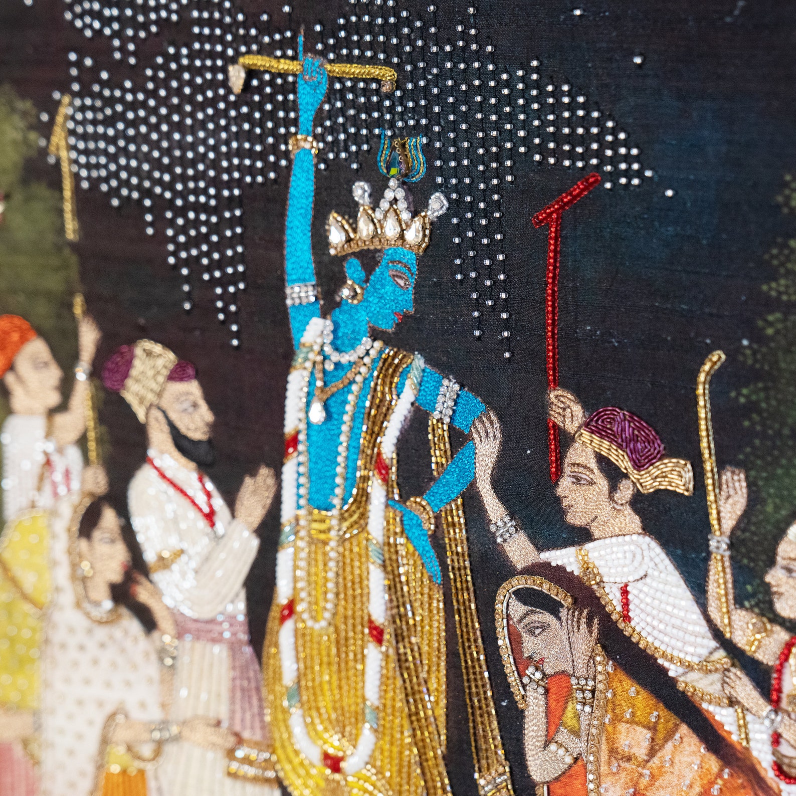 Giridhari Bal Swaroop Shri Krishna Lifting Mount Govardhan - Etsy