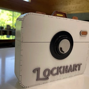 Camera-shaped Box Laser Cutting File dxf Ai Cdr Svg - Etsy