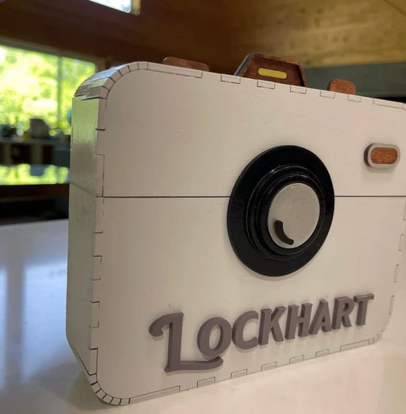 Camera-shaped Box Laser Cutting File dxf Ai Cdr Svg - Etsy