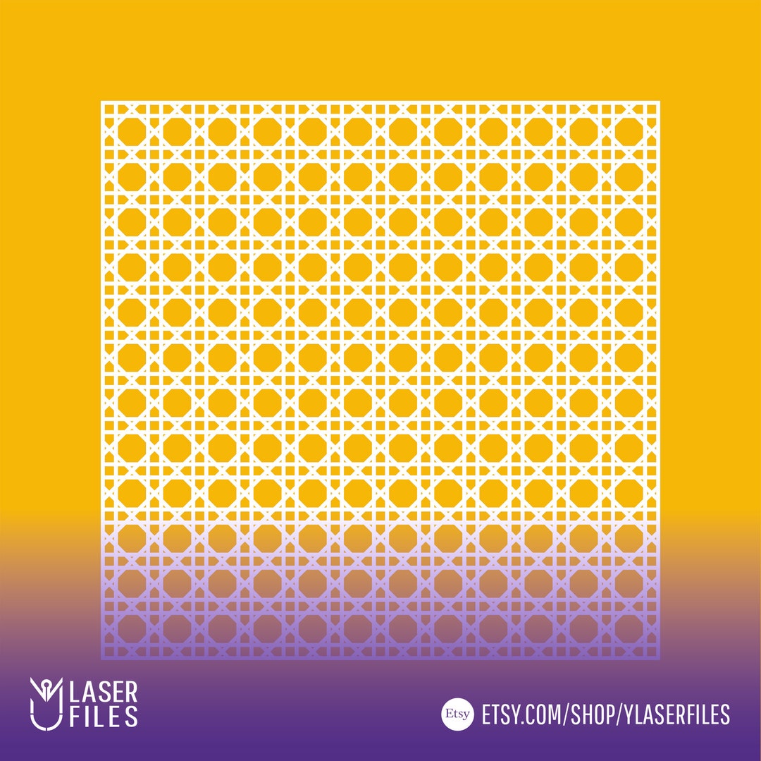 Rattan Pattern SVG Ai Dxf Cdr Laser Cutting / Engraving / Printing ...