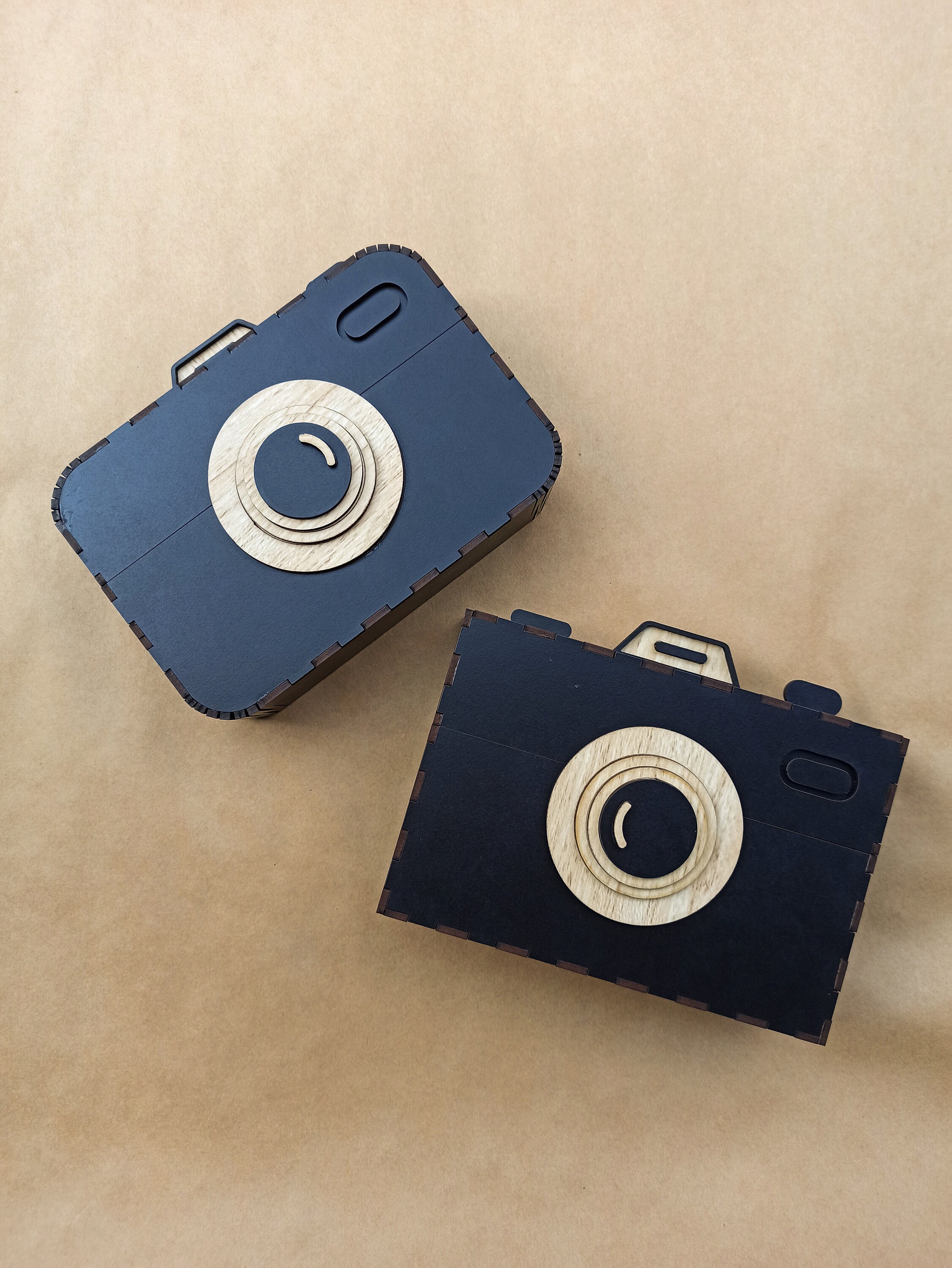 Camera-shaped Box Laser Cutting File dxf Ai Cdr Svg | Etsy