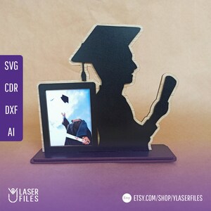 Graduation Photo Frame M&F With Bases SVG Dxf Ai Cdr Laser Cutting ...