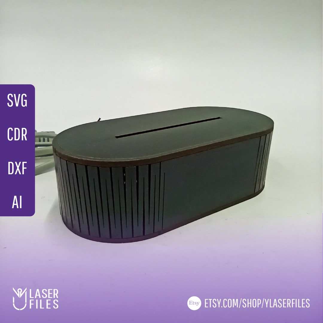 3D LED Light / Lamp Base Box Lasercutting File svg Dxf Cdr Ai - Etsy Canada