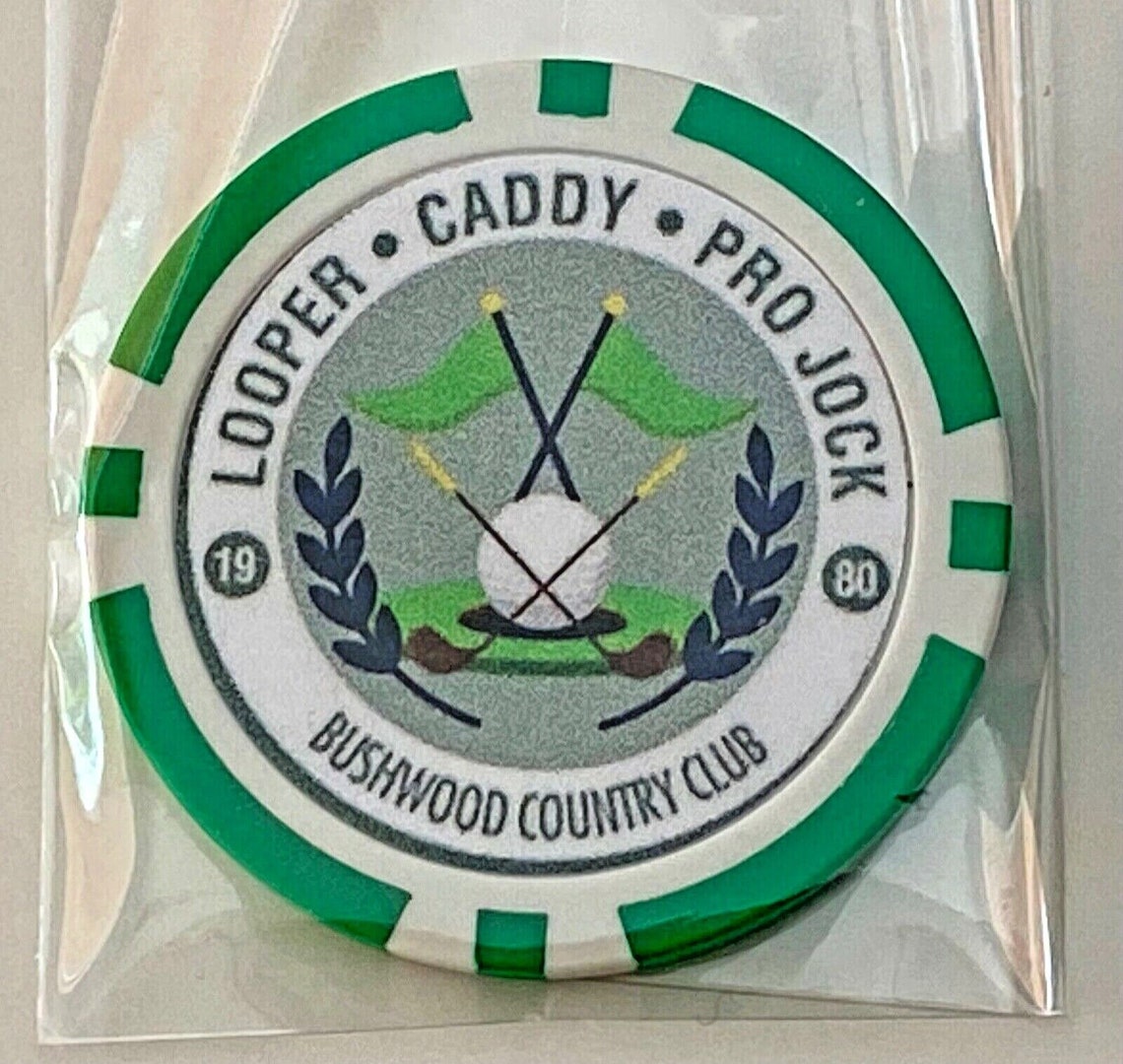 Bushwood Country Club - Looper Caddy - Clay Poker Chip -golf Ball ...