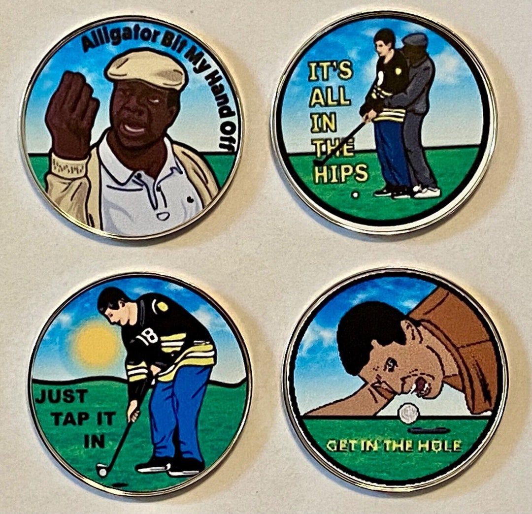 Happy Gilmore 4 Piece Set Pro Size 32mm Golf Ball - Etsy