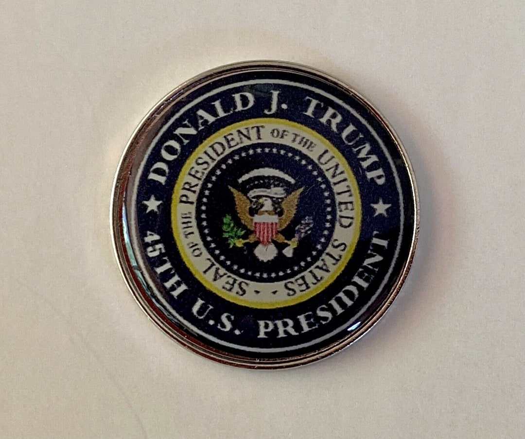 President Donald J. Trump - PRESIDENTIAL SEAL - Golf Ball Marker - Etsy