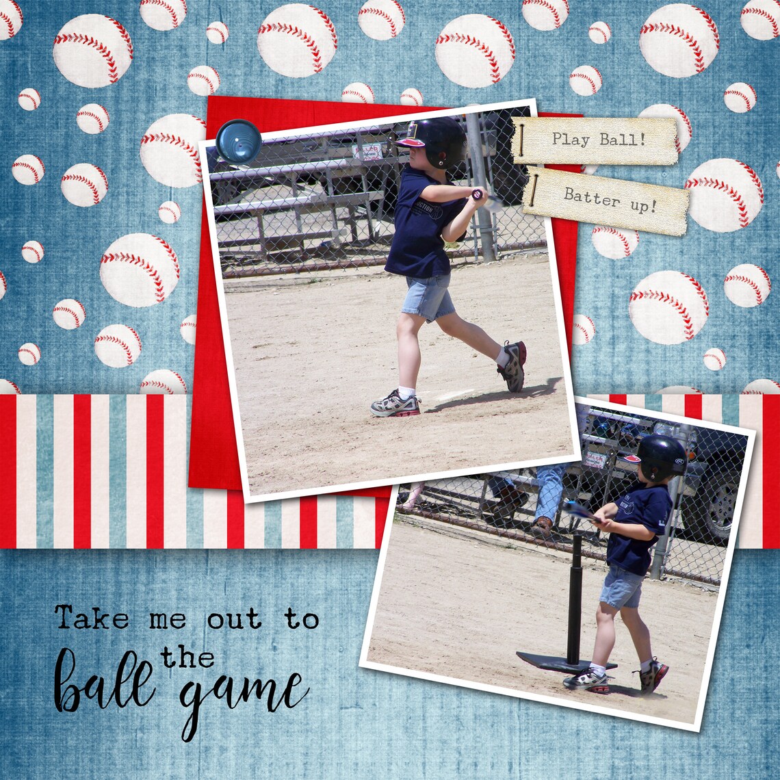 16 Digital Baseball Papers 12x12 3600x3600px 300 Dpi Sports Softball ...