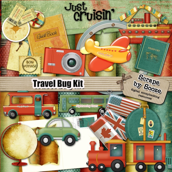 Travel Scrapbook - Etsy