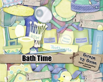 Scrapbook Bath Time - Etsy