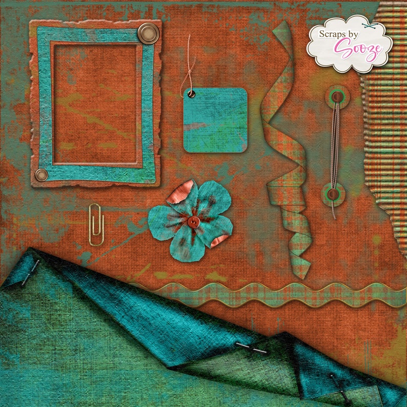 Indian Summer Digiscrap Kit Scrapbooking Printable Backgrounds Digital ...