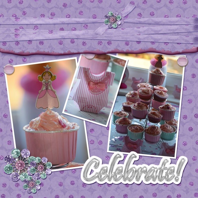 Celebrations Kit Digital Scrapbooking Printable Digiscrap Card Making ...