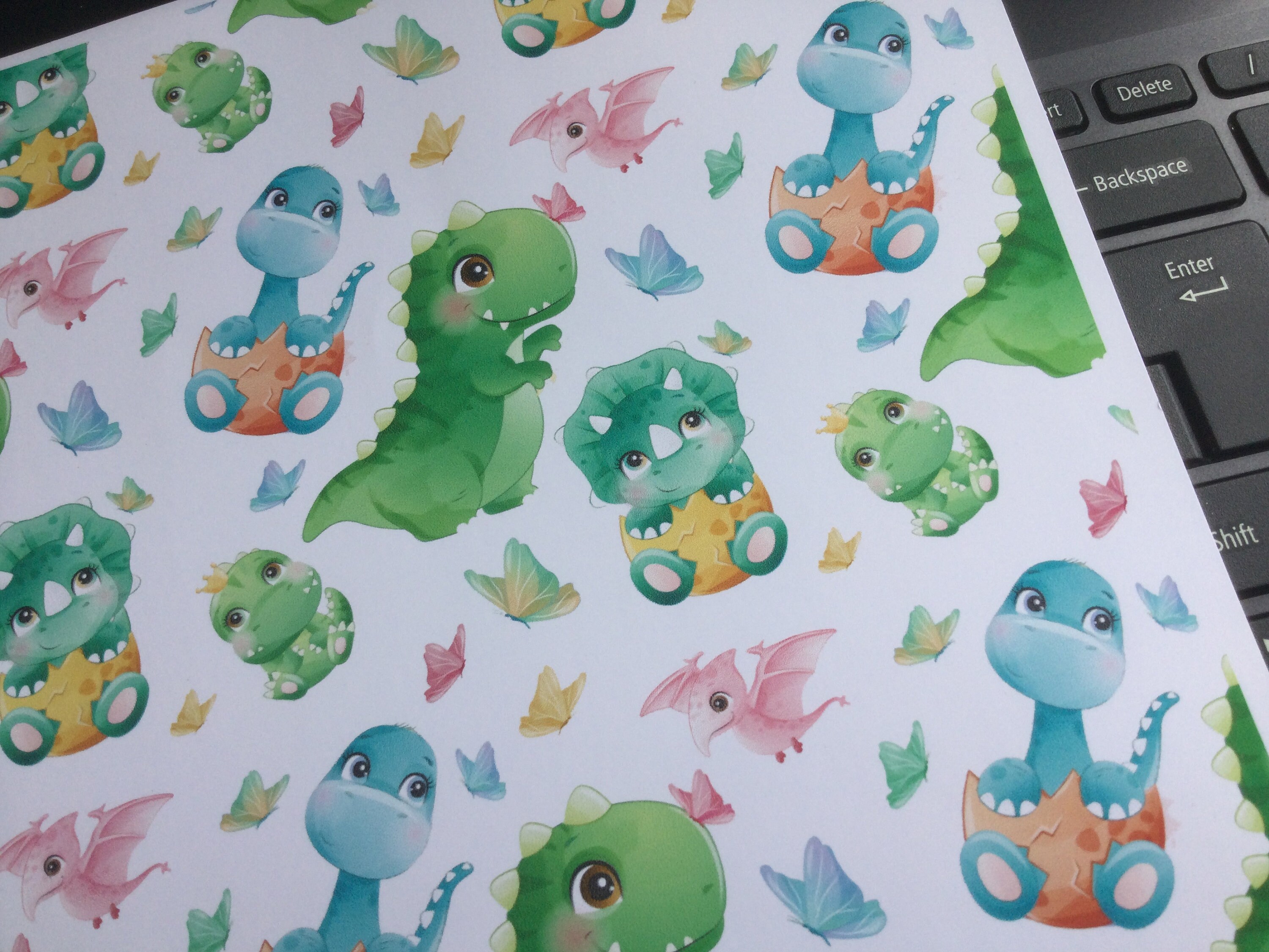 Cute Dinosaurs Digital Paper Pack Printable Digiscrap - Etsy UK