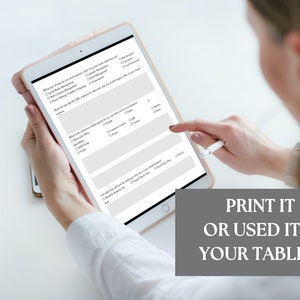 Editable and Printable Virtual Assistant Bundle Forms Editable Template ...
