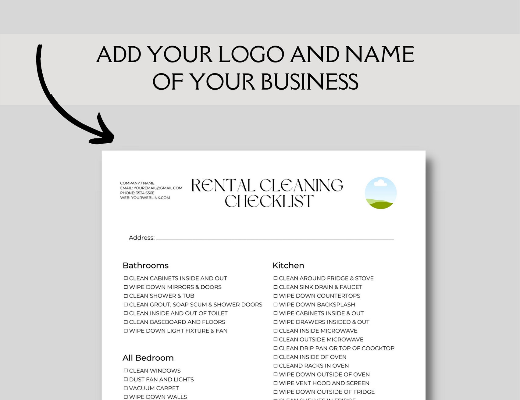 Editable and Printable Property Management Bundle Template, Tenant ...