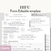 Editable and Printable Hair Color Consultation Form Template, Hair ...