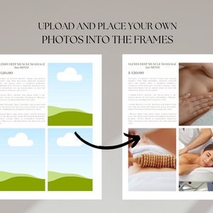 Editable and Printable Elegant Spa Catalog Template, Spa Services ...