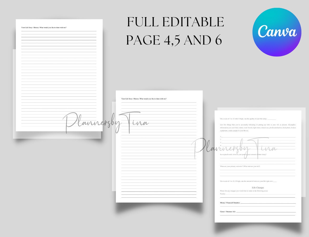 Editable and Printable Coach Strategy Client Intake Form Template ...