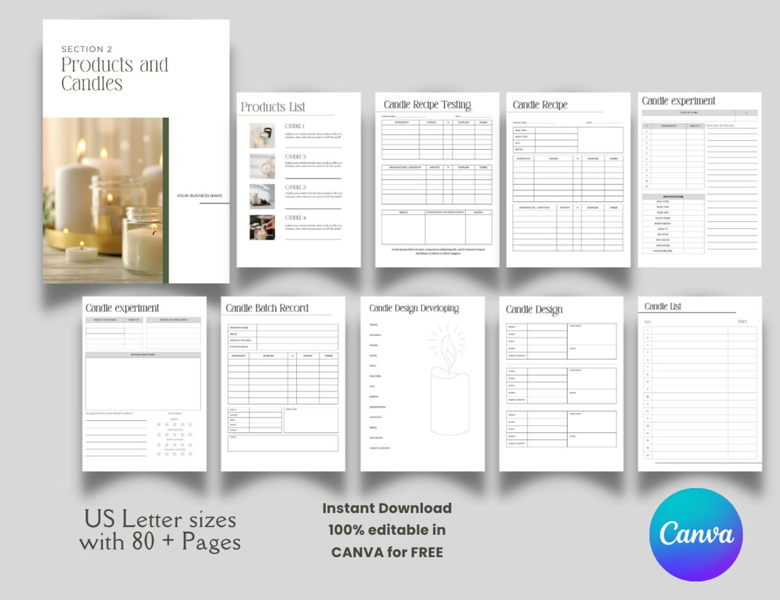 Editable Candle Business Plan Template, Candle Making Business Plan ...
