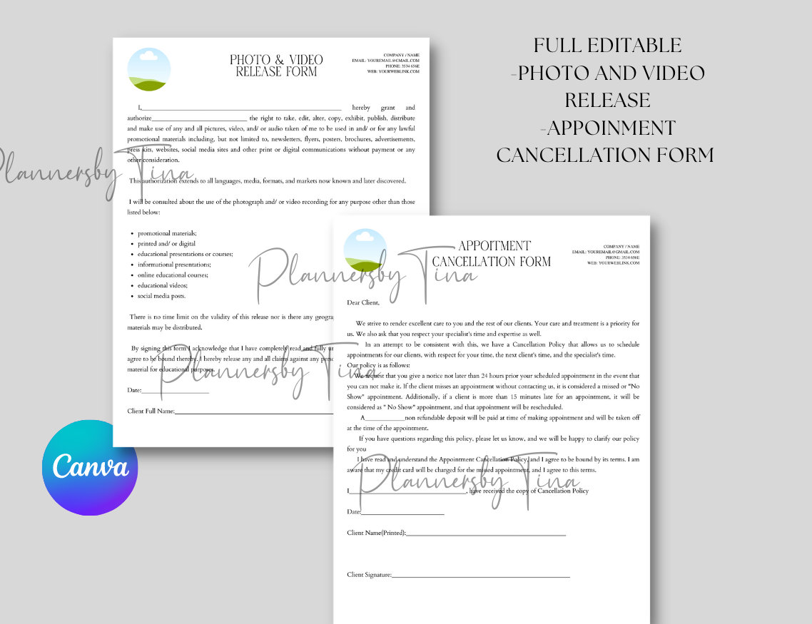 Editable Fat Dissolve Consent Form, Fat Dissolving Bundle Forms ...