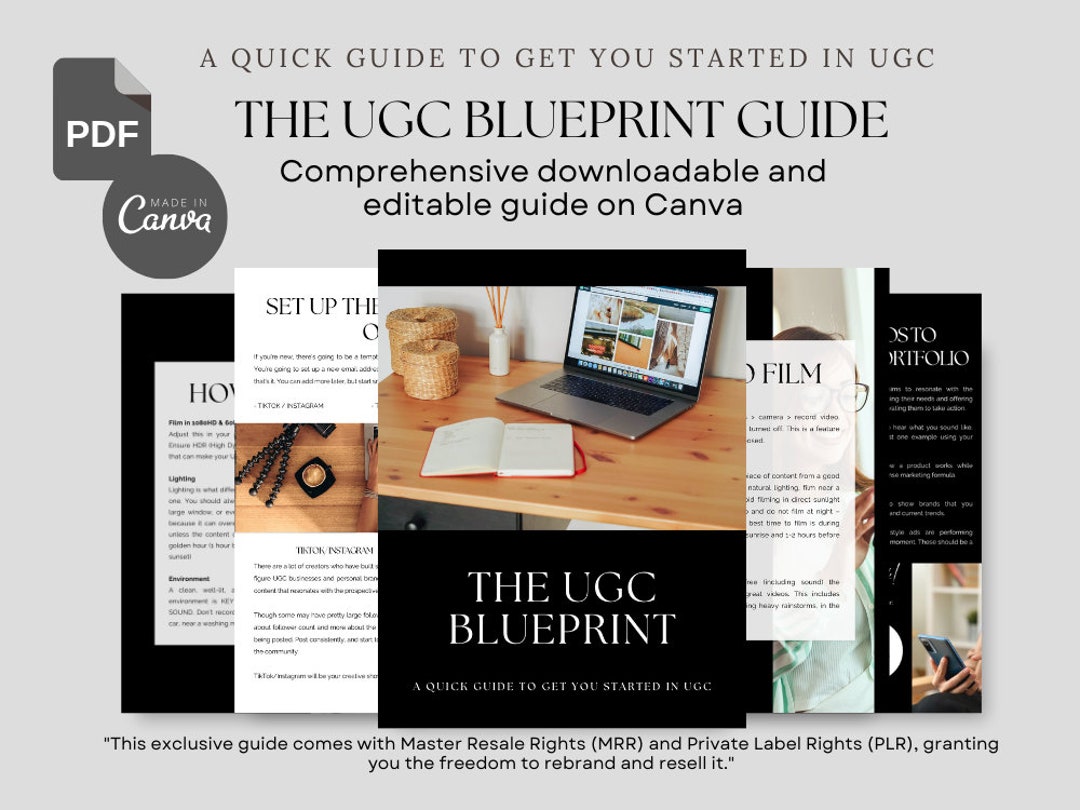 Personalized UGC Blueprint Guide With Resell Rights, A Quick Guide to ...