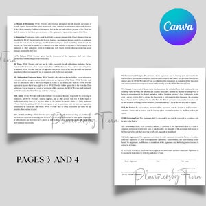 Editable and Printable Roofing Contract Agreement Template ...