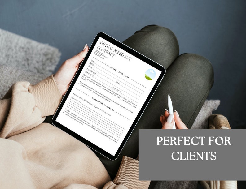 Editable and Printable Virtual Assistant Bundle Forms Editable Template ...