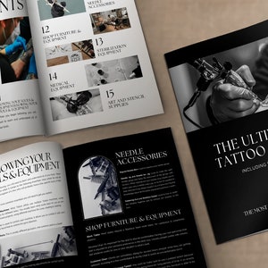 Editable and Printable Elegant Tattoo Guide Training Manual Instant ...