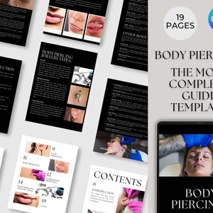 Editable and Printable Elegant Body Piercings the Most Complete Guide ...