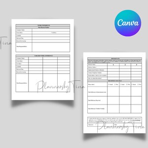 Editable and Printable Employment Application Form Template, Job ...