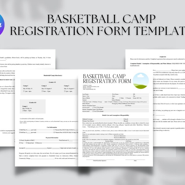 Basketball Camp - Etsy