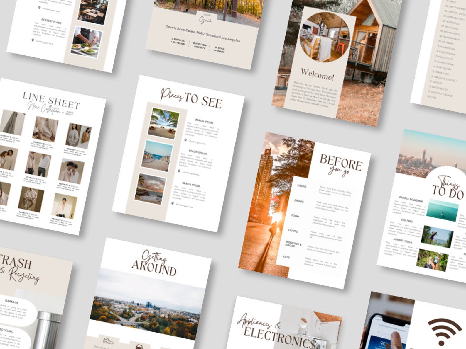 Editable Airbnb Guest Welcome Book Template, Airbnb Host Welcome Book ...