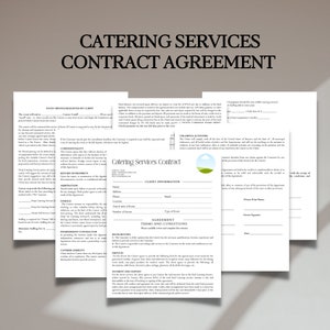 Editable and Printable Private Chef and Catering Services Bundle Forms ...