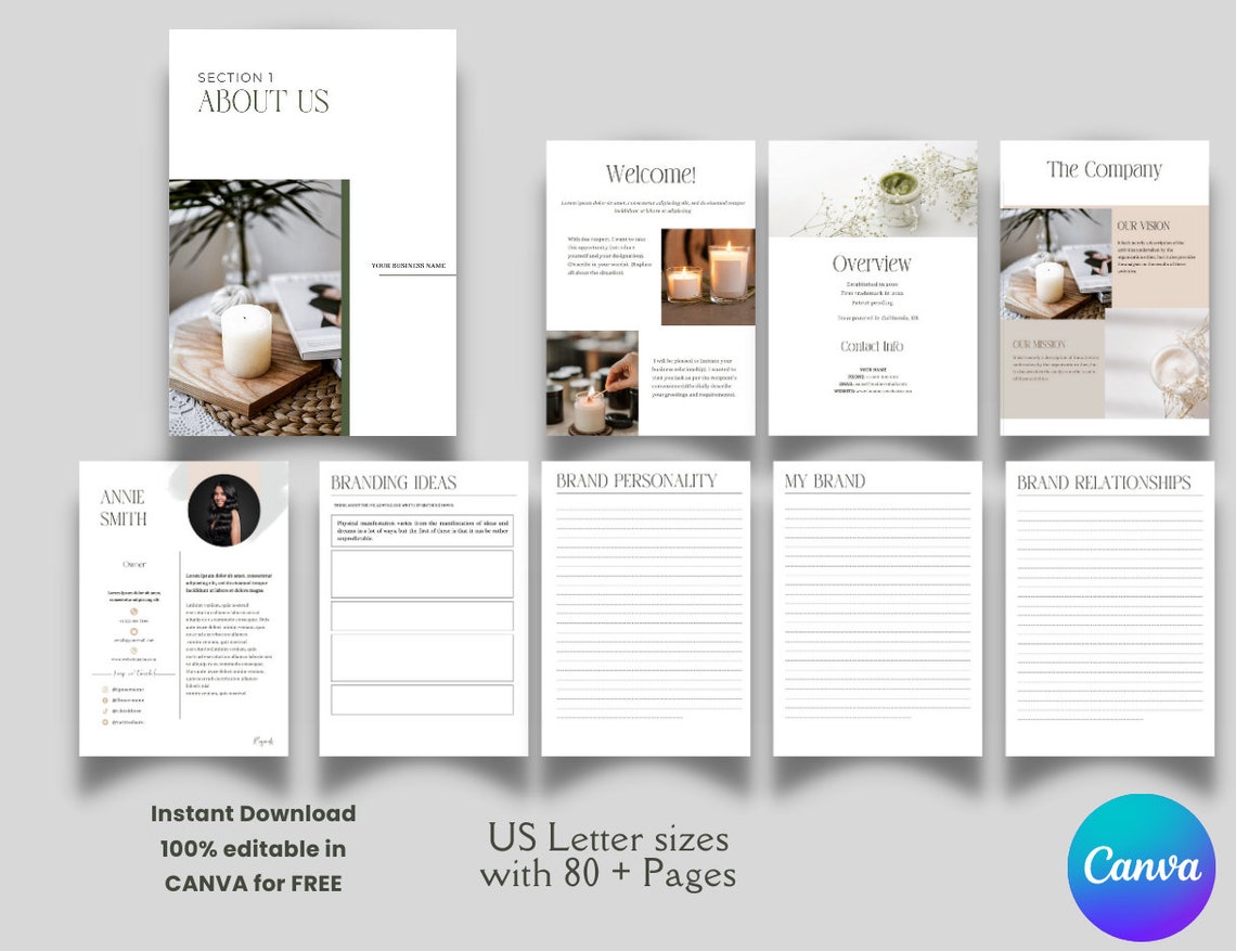Editable Candle Business Plan Template Candle Making Business - Etsy ...