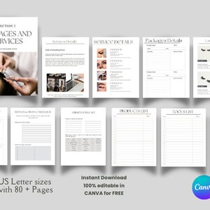 Editable Eyelash Business Plan Template, Eyelash Business Plan, Eyelash ...